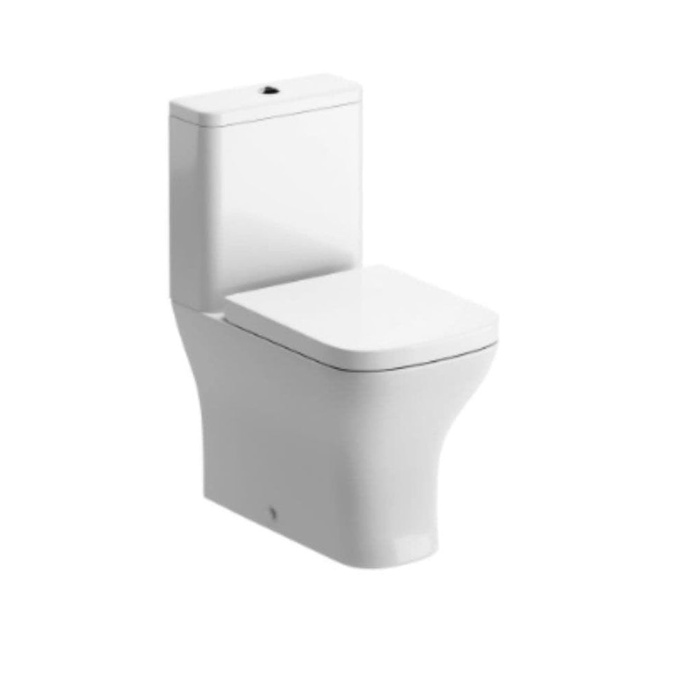 Seattle Open Back Close Coupled Toilet With Soft Close Seat ...